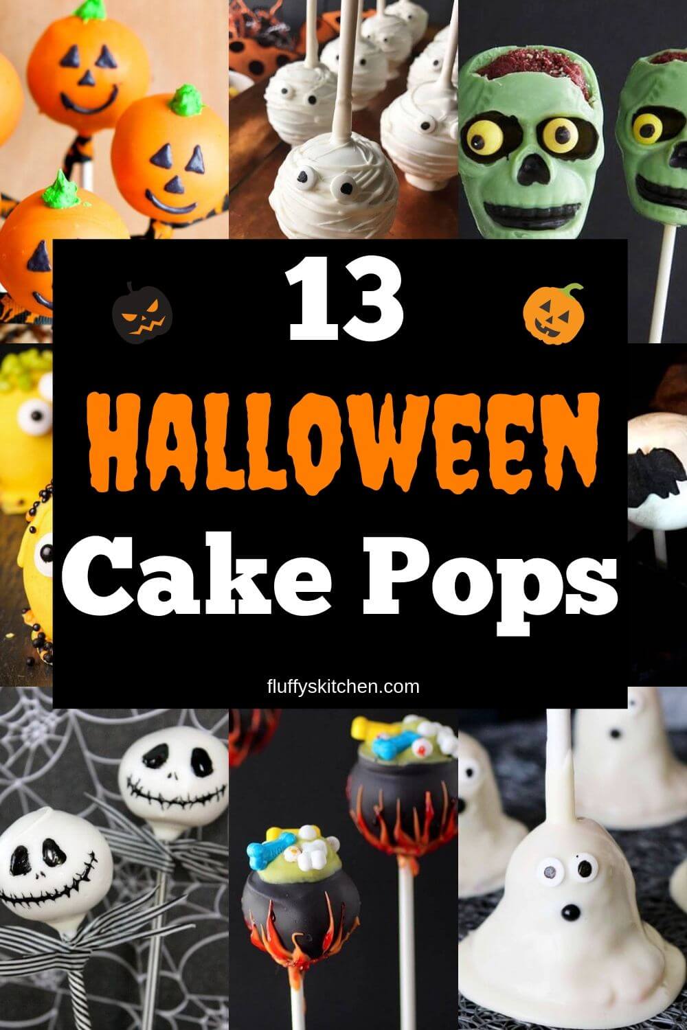 13 Halloween Cake Pops Ideas - Fluffy's Kitchen