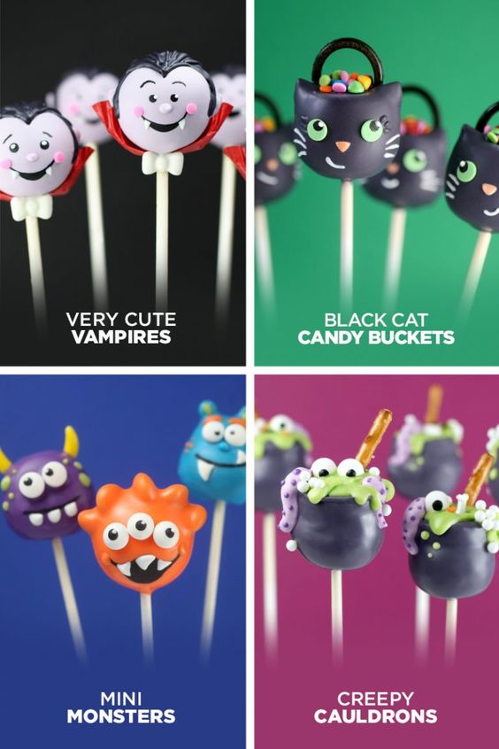 13 Halloween Cake Pops Ideas - Fluffy's Kitchen