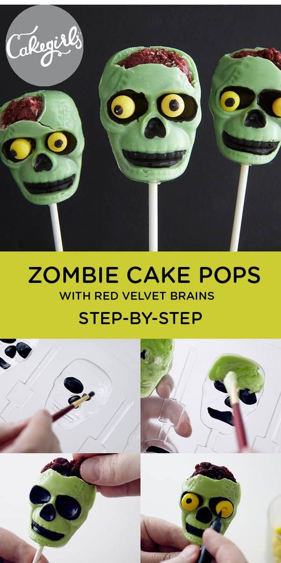 13 Halloween Cake Pops Ideas - Fluffy's Kitchen