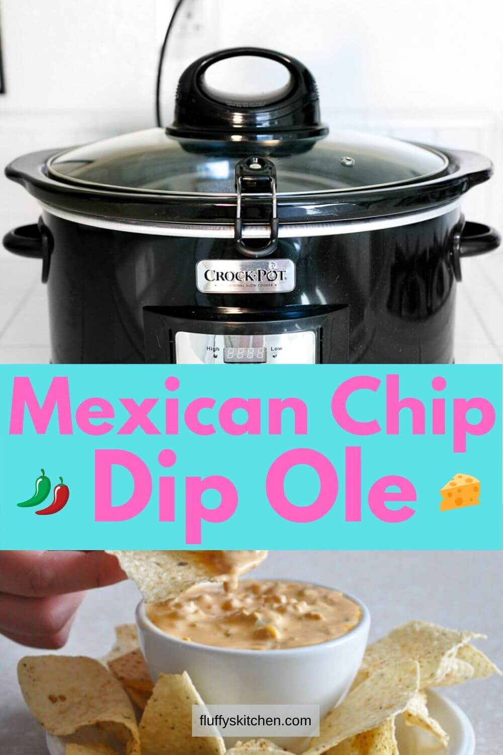 Mexican Chip Dip Ole - Fluffy's Kitchen